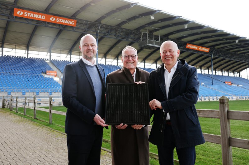 ALRV und STAWAG nehmen gemeinsames Solarstrom-Projekt in Betrieb ...